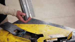 Vicon Corner Machine—Single Head – Conklin Metal Industries