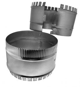 Spin In Collar for Metal w/ Damper – Conklin Metal Industries